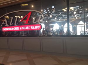 All4U Unlimited Grill and Shabu Shabu in Venice Grand Canal Mall ...